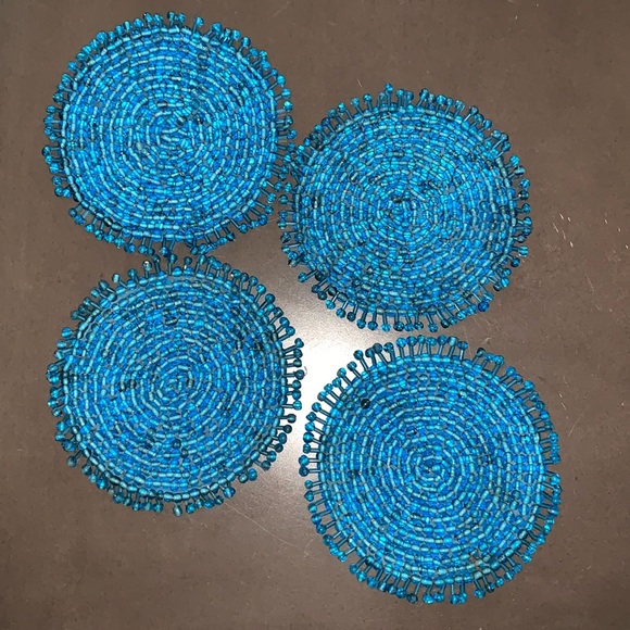 Pier 1 | Dining | Beaded Coasters | Poshmark